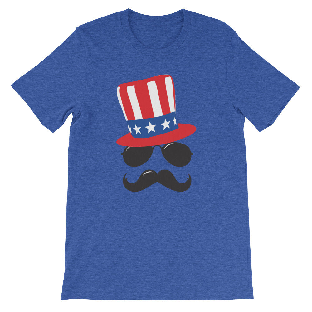 USA Mustache Tee – DirtyRagz